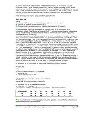 Calculo de conductores electricos jam | PDF