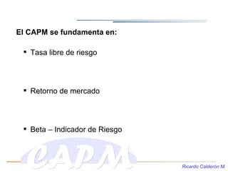 Calculo de costo de capital | PPT