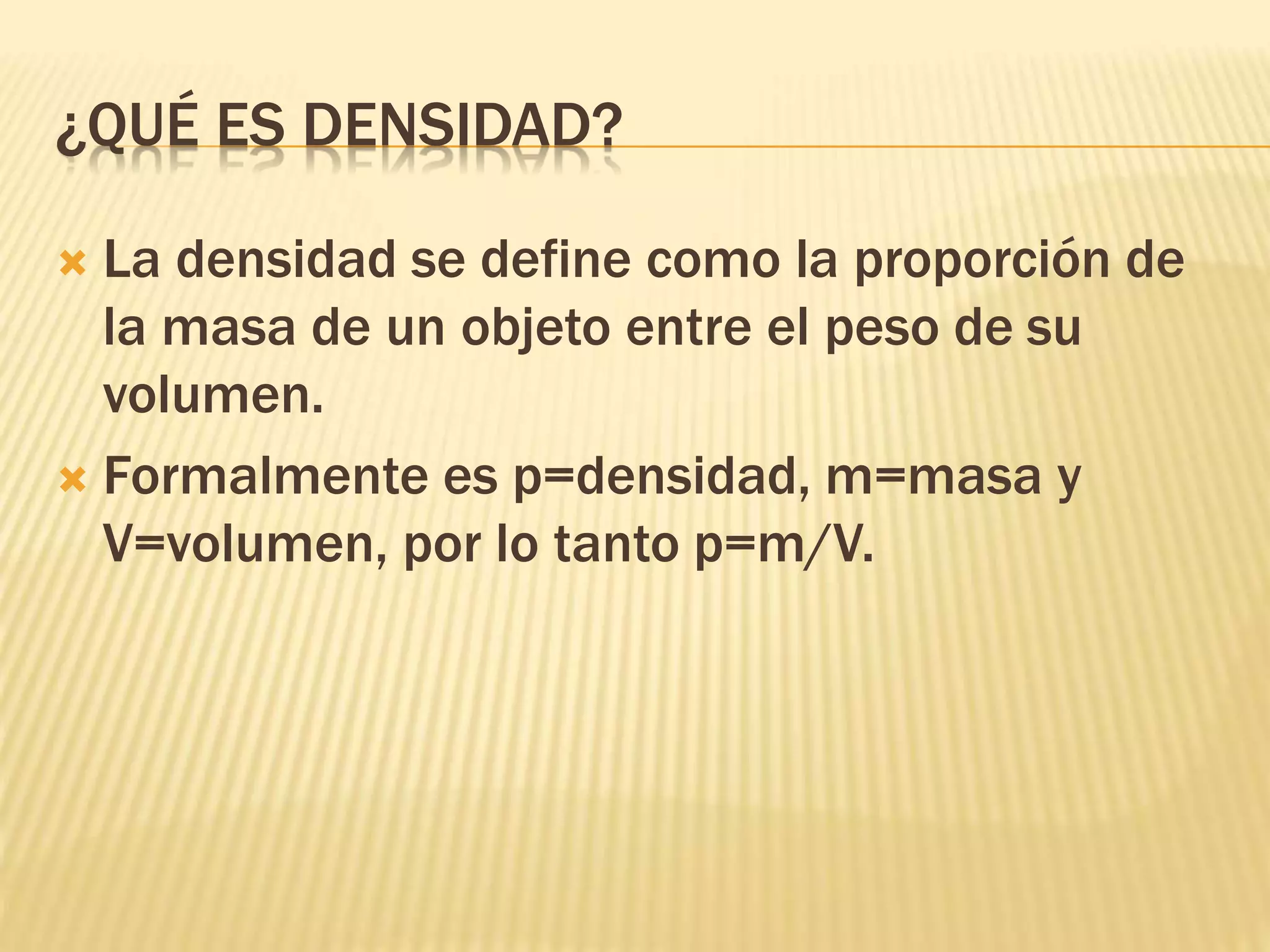 Calculo de densidades de sustancias quimicas | PPTX