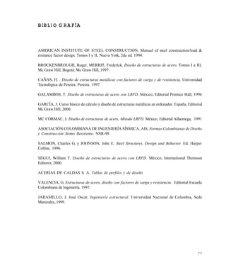 Calculo de estructuras metalicas | PDF