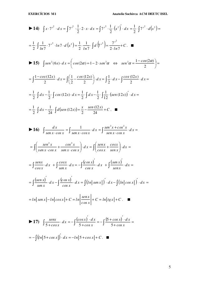 Calculo de integrais_indefinidos_com_aplicacao_das_proprie