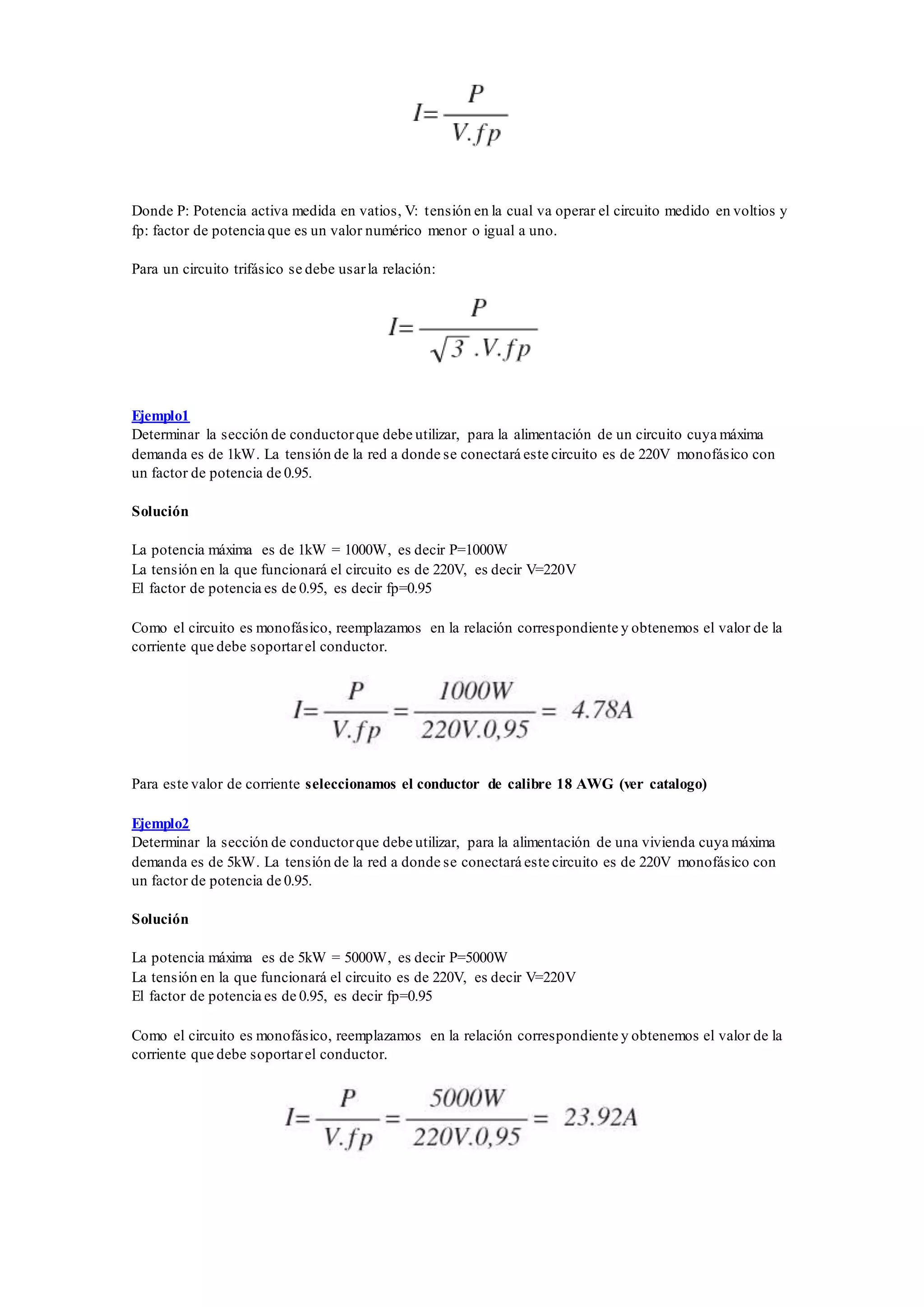 Calculo de la maxima demanda | DOCX