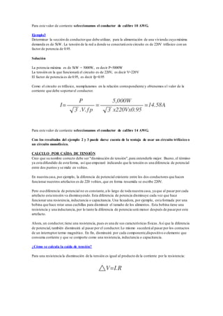 Calculo de la maxima demanda | DOCX