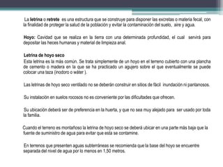 CALCULO DE LETRINAS DE ACUERDO A NORMAS VENEZOLANAS | PPTX