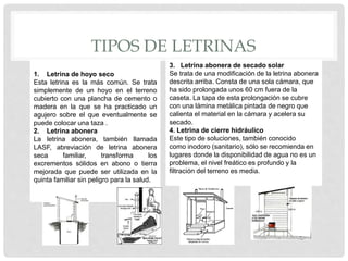 Calculo de letrinas | PPTX