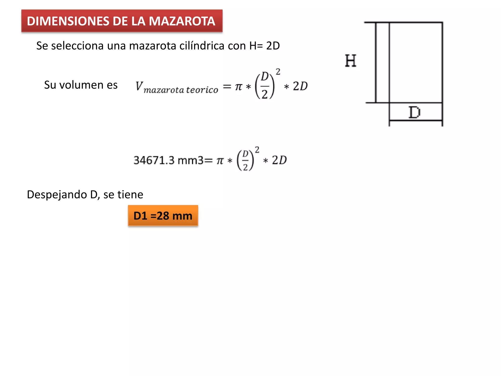 Calculo de mazarota | PPTX