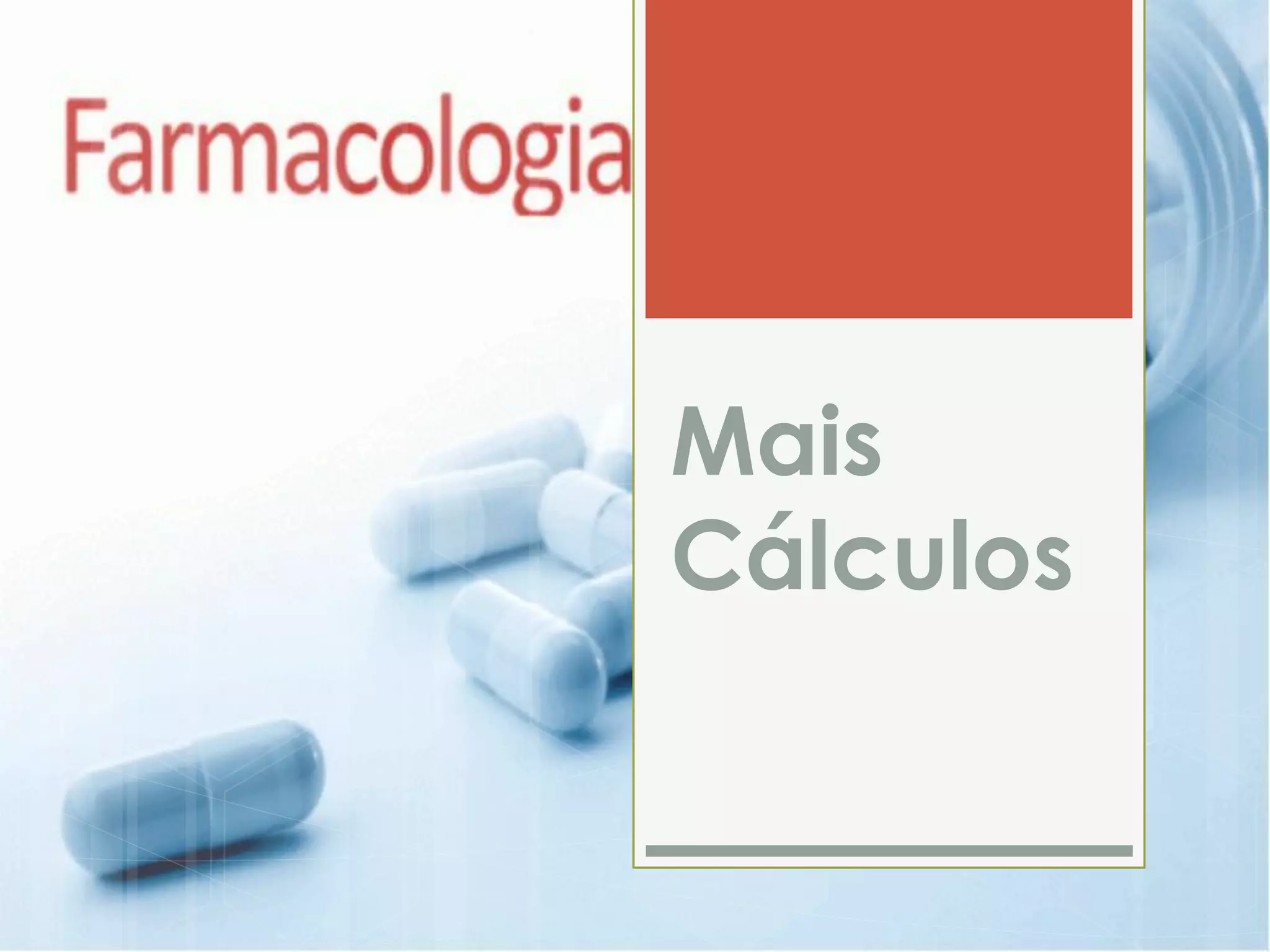Calculo de medicação | PDF | Chemistry | Science