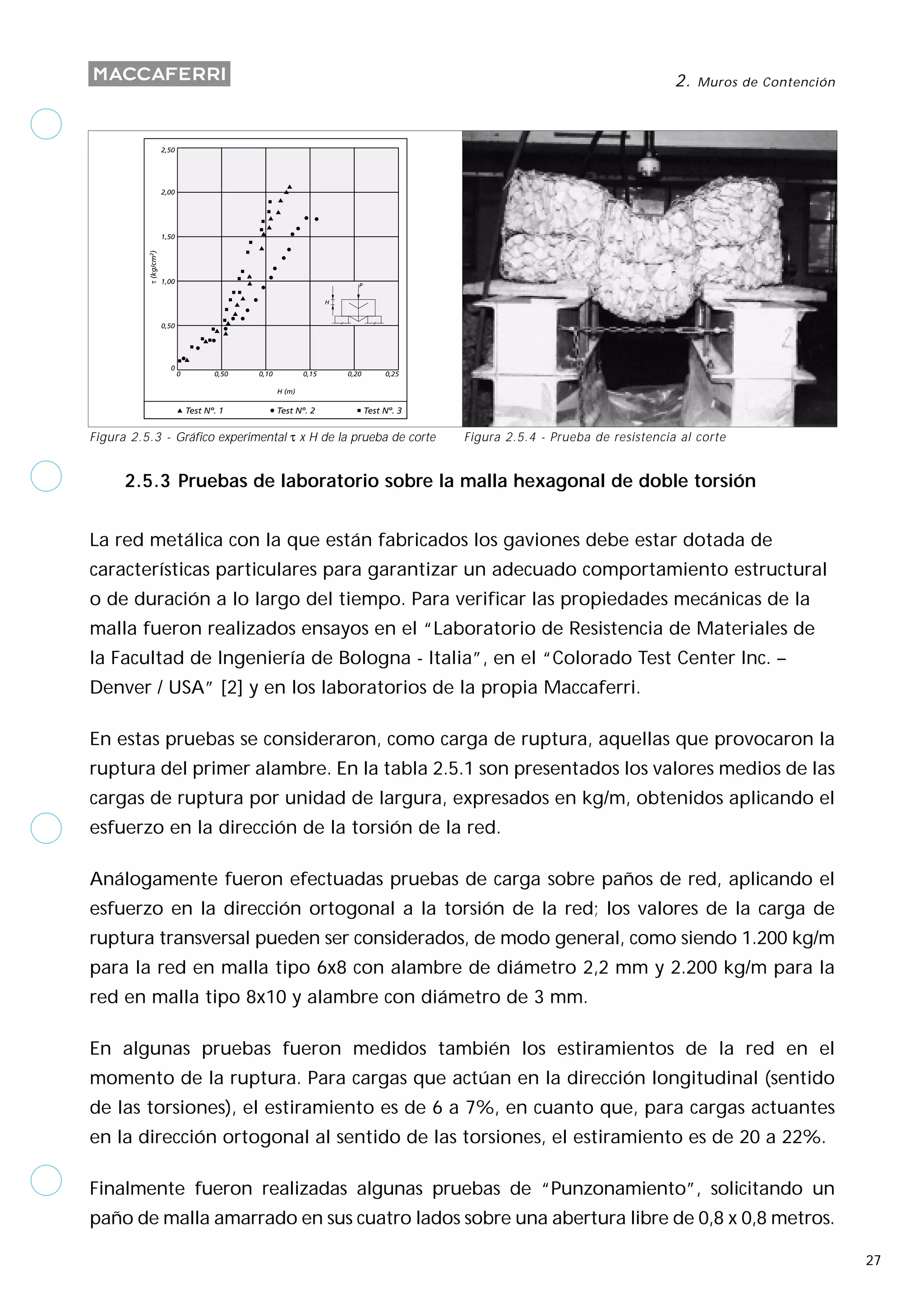 Calculo de muro de gaviones | PDF