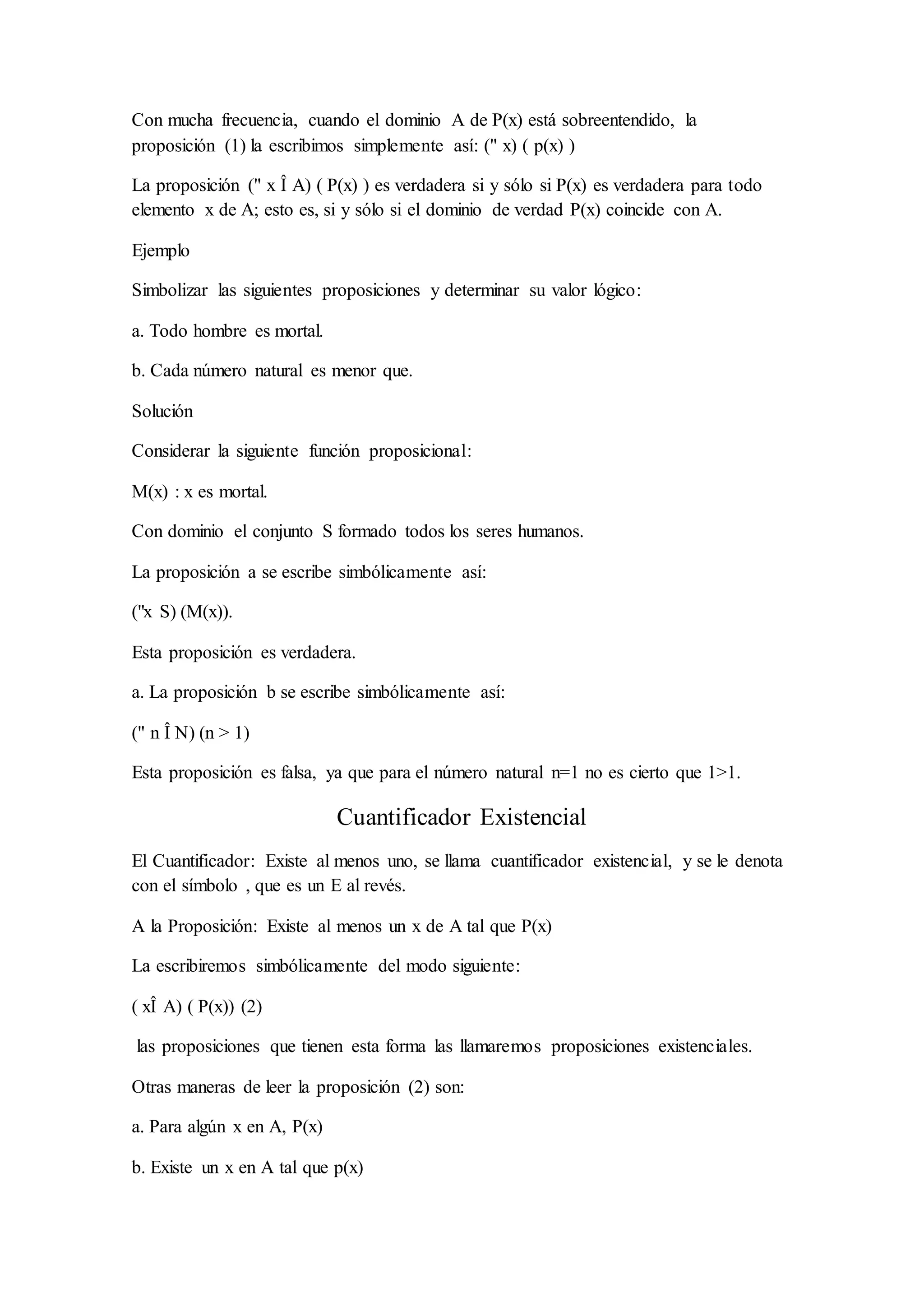 Calculo de predicados e inferencias logicas | PDF