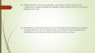 Calculo diferencial e integral | PPTX