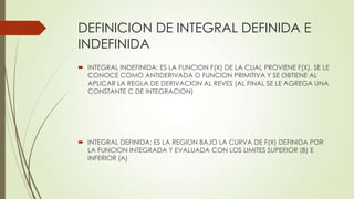 Calculo diferencial e integral | PPTX