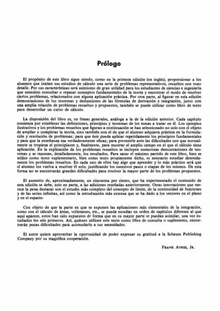 Calculo diferencial e integral frank ayres,jr(shaum - mac graw-hill) | PDF