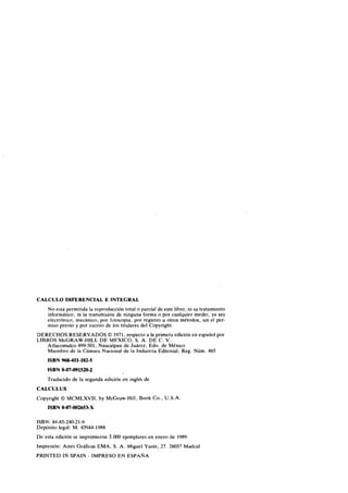 calculo diferencial e integral serie schaum | PDF