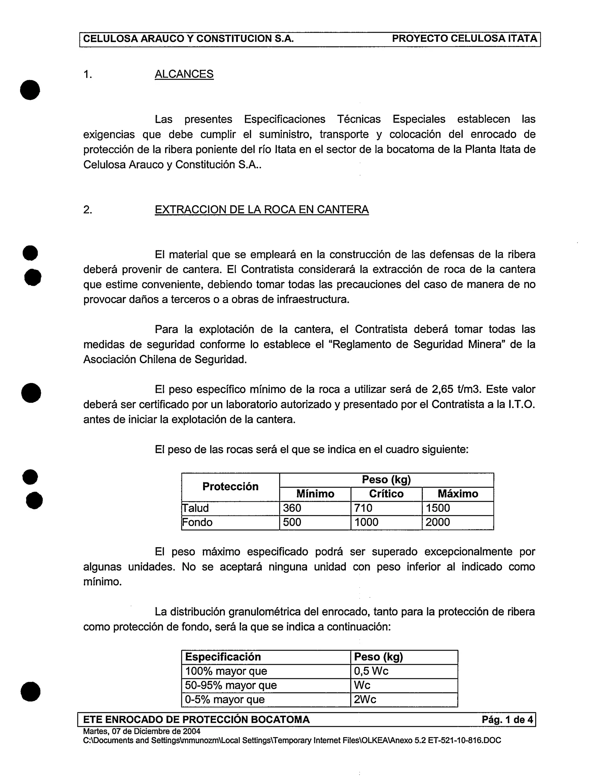 Calculo enrocado | PPT