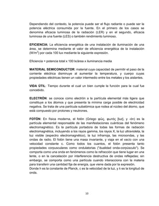 Calculo iluminacion led | PDF