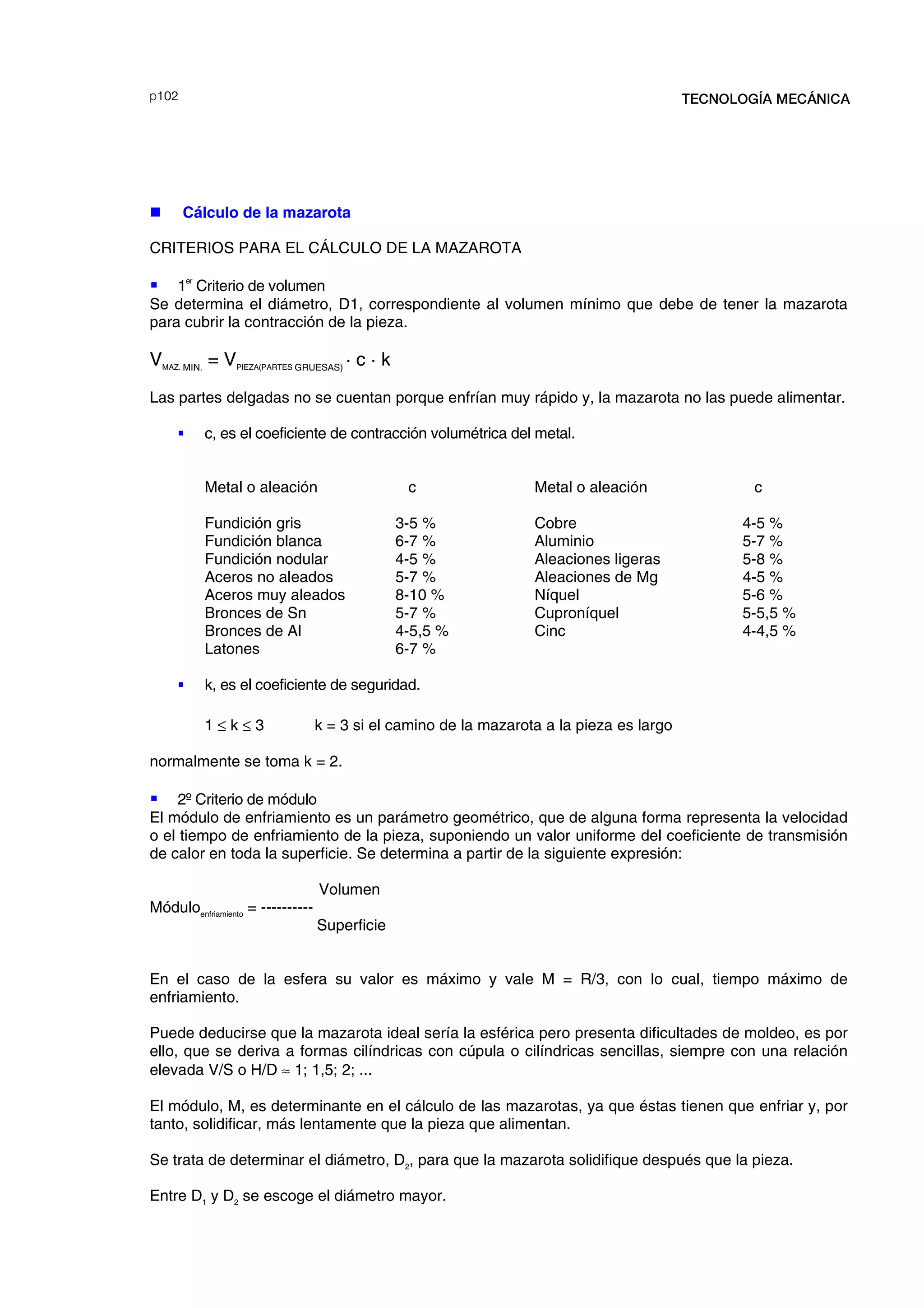 Calculo mazarota | PDF