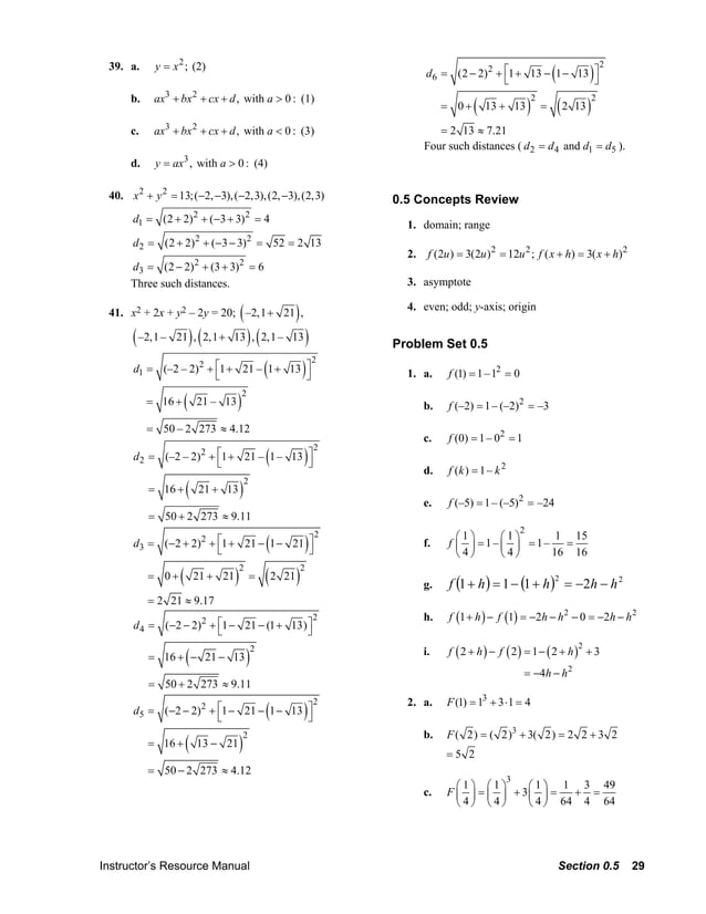 Calculo purcell 9 ed solucionario | PDF