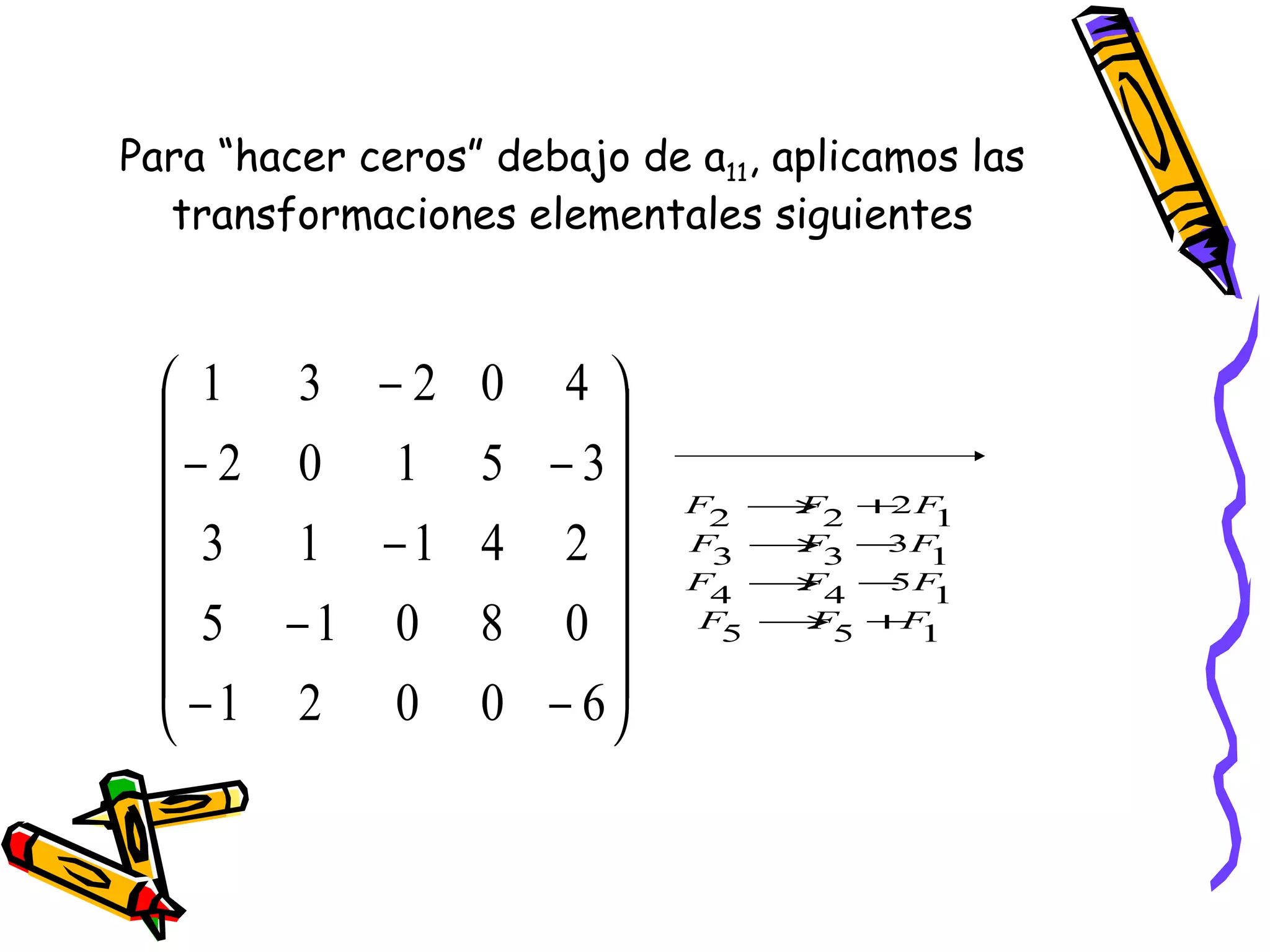 Calculo Rango Matriz | PPT