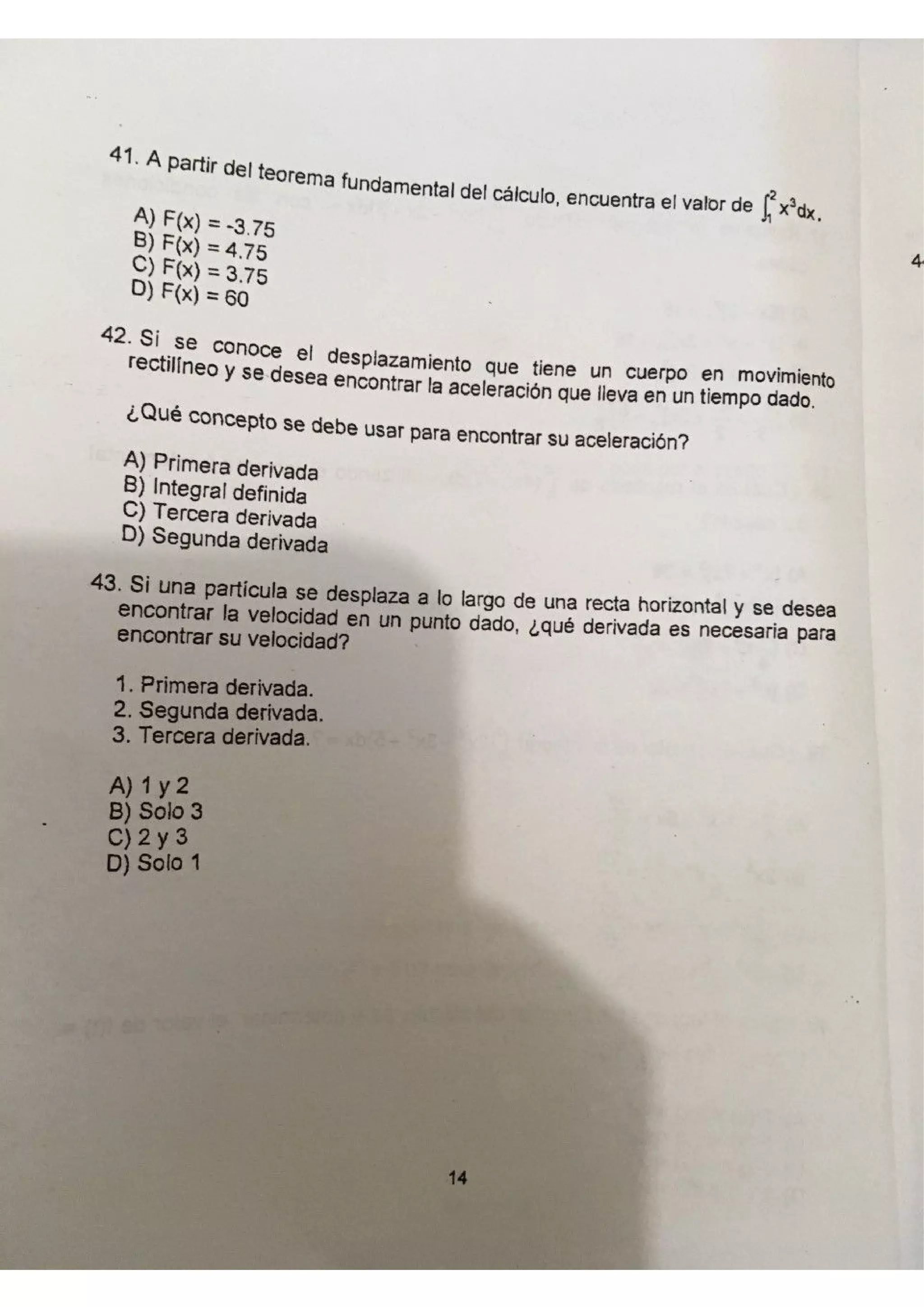 modulo 15 calculo | PDF