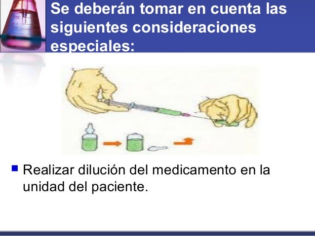 Principales Soluciones Para Diluir Medicamentos. – WARRMX