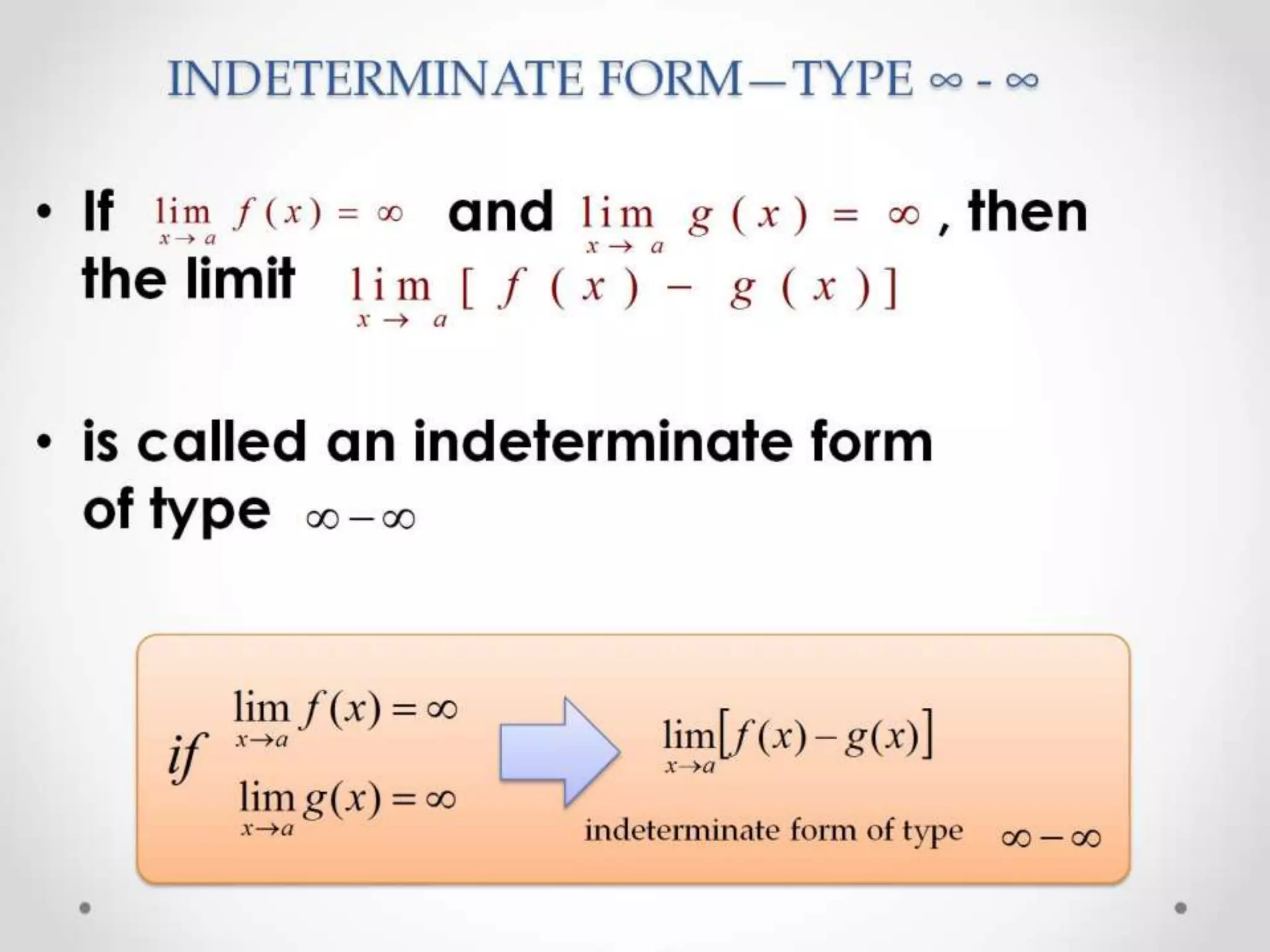 Introduction of Indeterminate Form | PPTX
