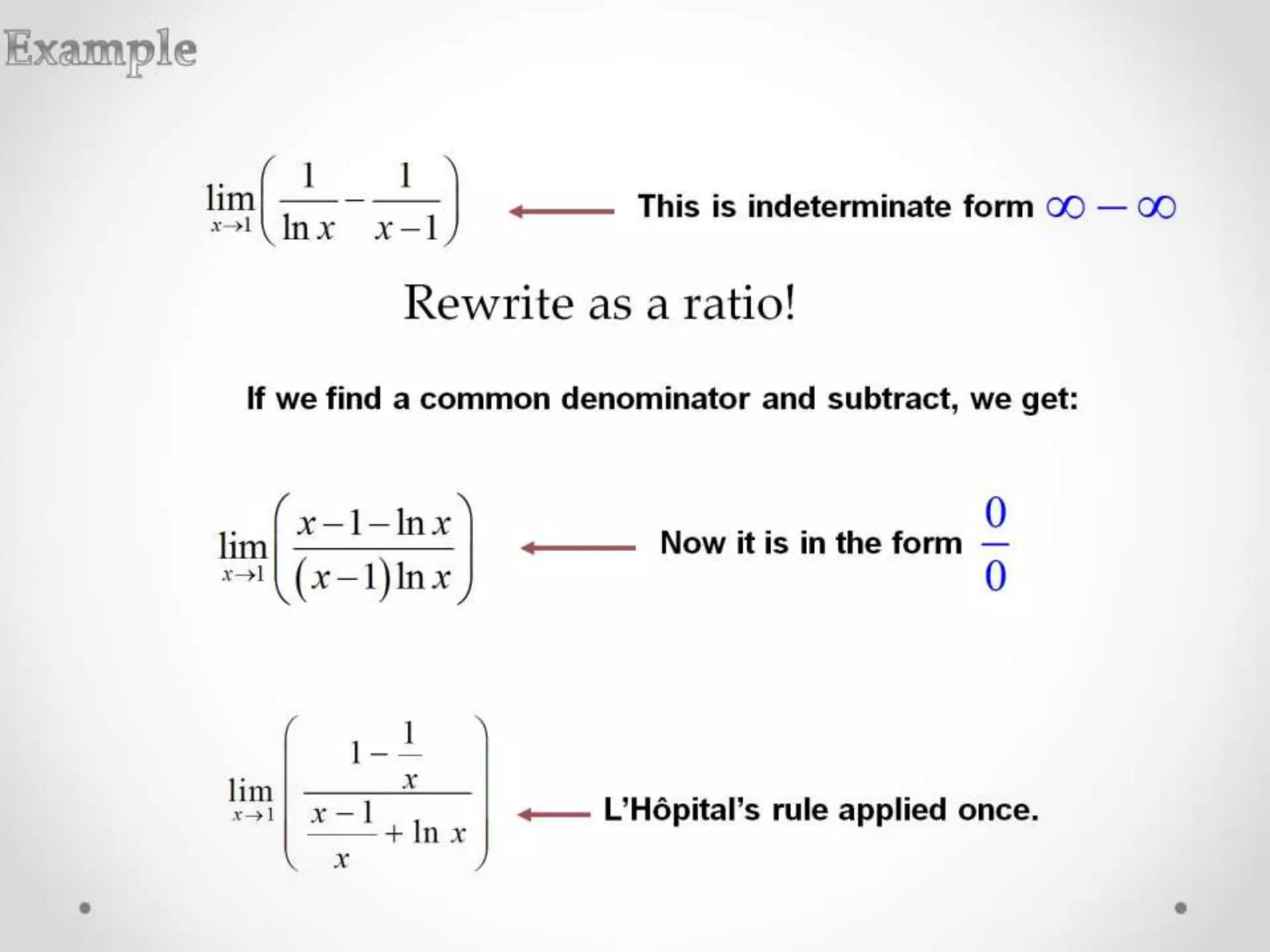 Introduction of Indeterminate Form | PPTX