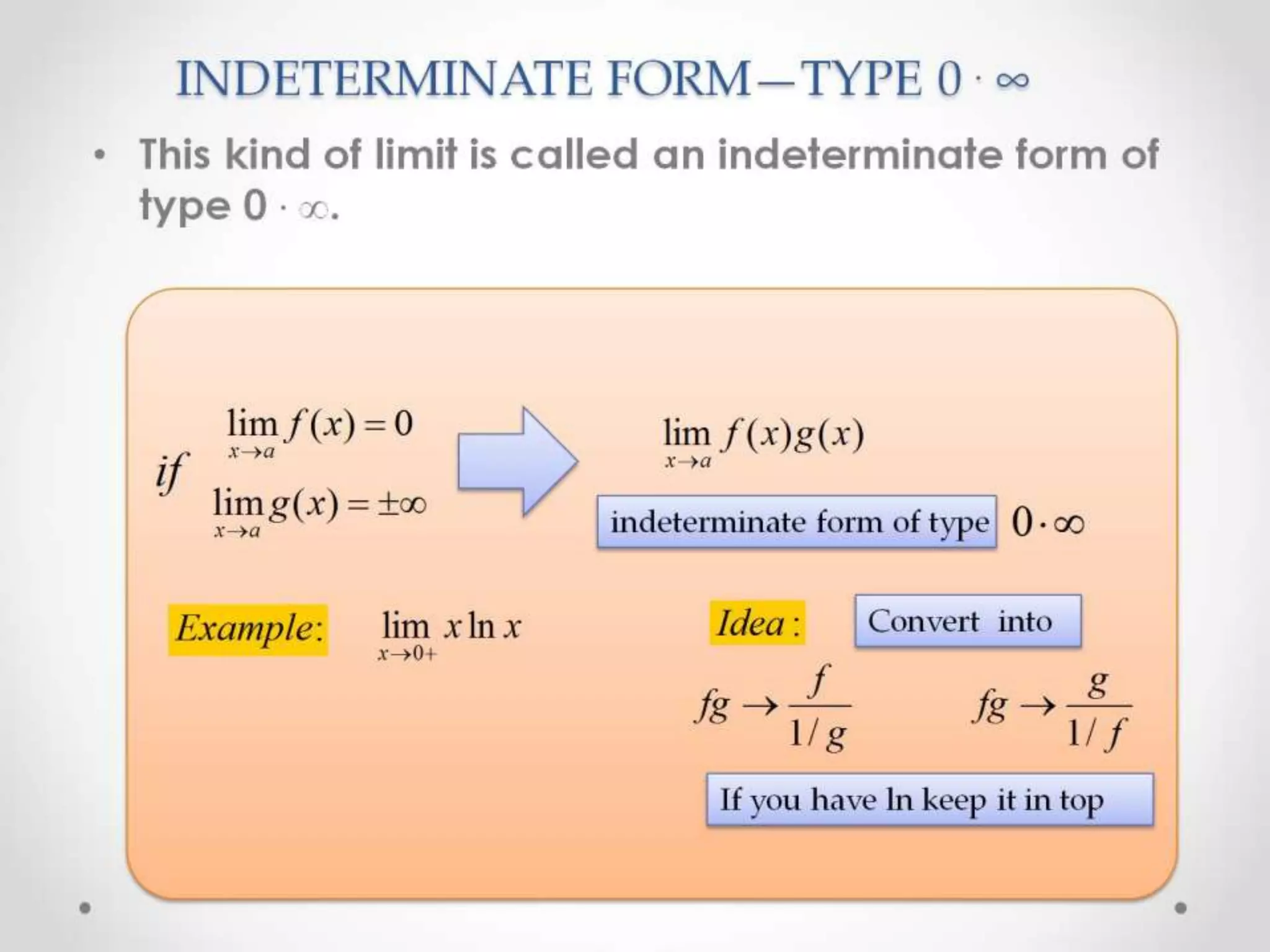 Introduction of Indeterminate Form | PPTX