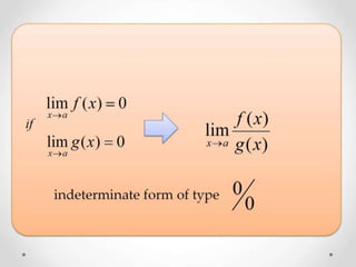Introduction of Indeterminate Form | PPTX