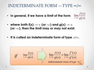 Introduction of Indeterminate Form | PPTX