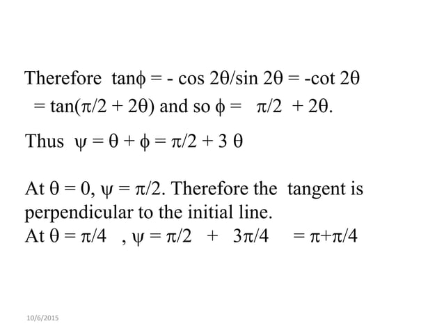 Tracing Of Curve Cartesian And Polar Pptx