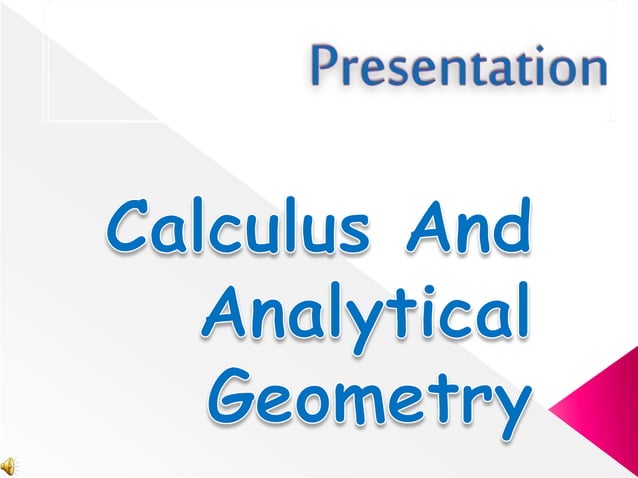 Calculus | PPTX | Physics | Science