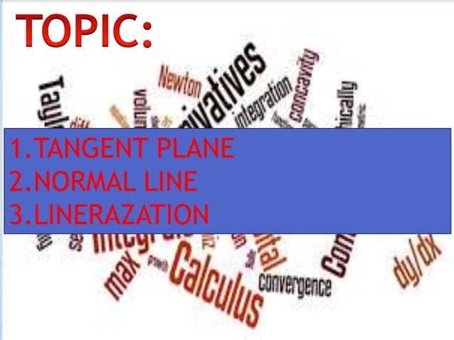 tangent plane | PPT