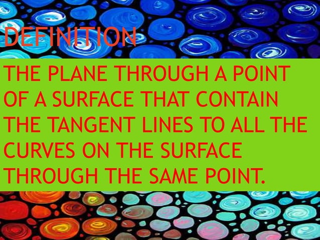 tangent plane | PPT