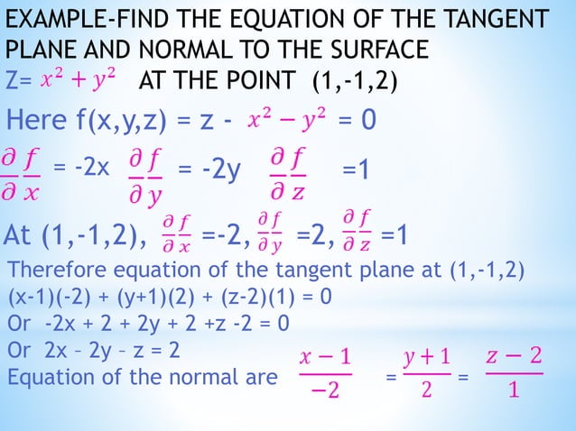 tangent plane | PPT