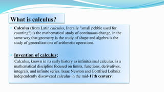 Calculus | PPTX