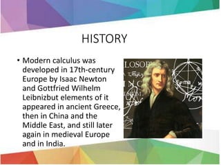 Use of Calculus in real life | PPTX