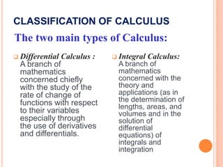 Calculus | PPT