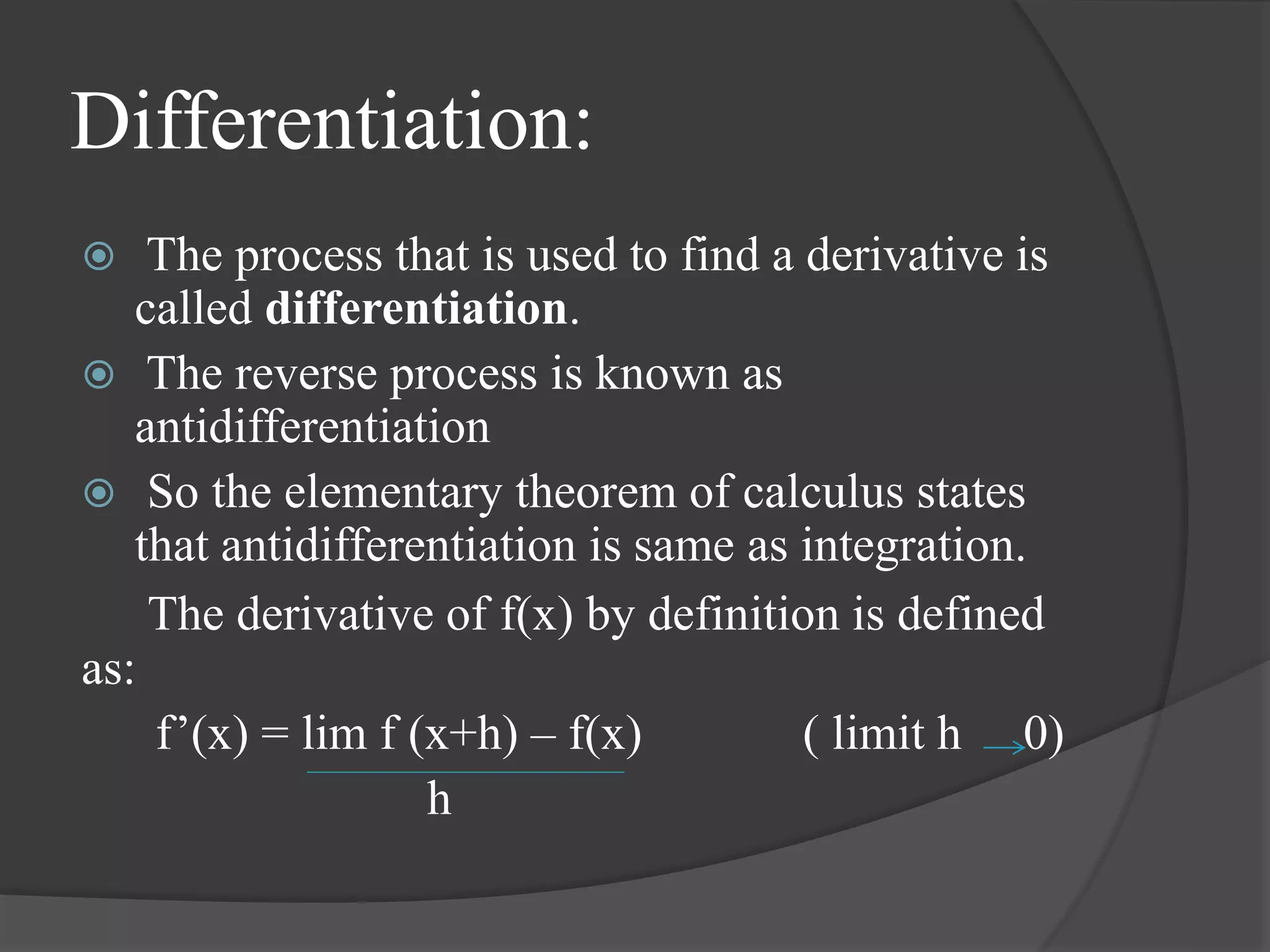 Applications of Derivatives | PPTX