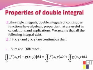 Double Integral | PPTX