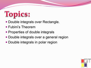 Double Integral | PPTX