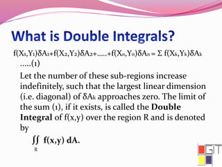 Double Integral | PPTX