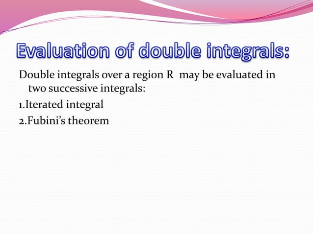 Double Integral | PPTX