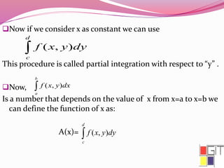 Double Integral | PPTX