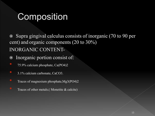 Calculus (Classification, composition, microbiology etc.pptx
