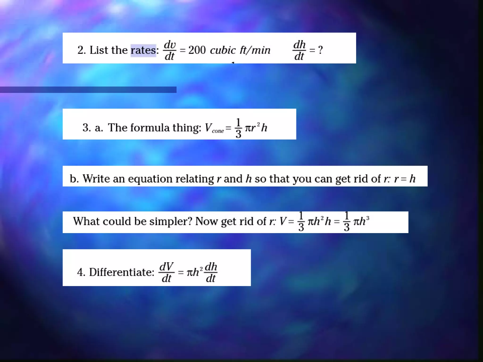 Calculus concrete and decibel calculation | PPT