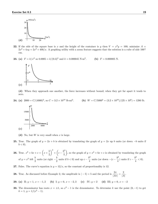 Calculus Early Transcendentals 10th Edition Anton Solutions Manual | PDF