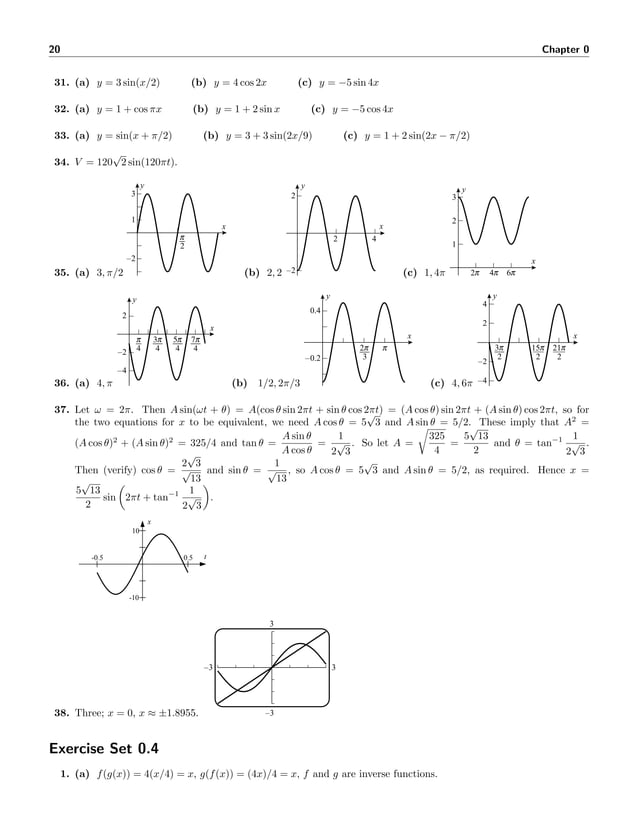 Calculus Early Transcendentals 10th Edition Anton Solutions Manual | PDF
