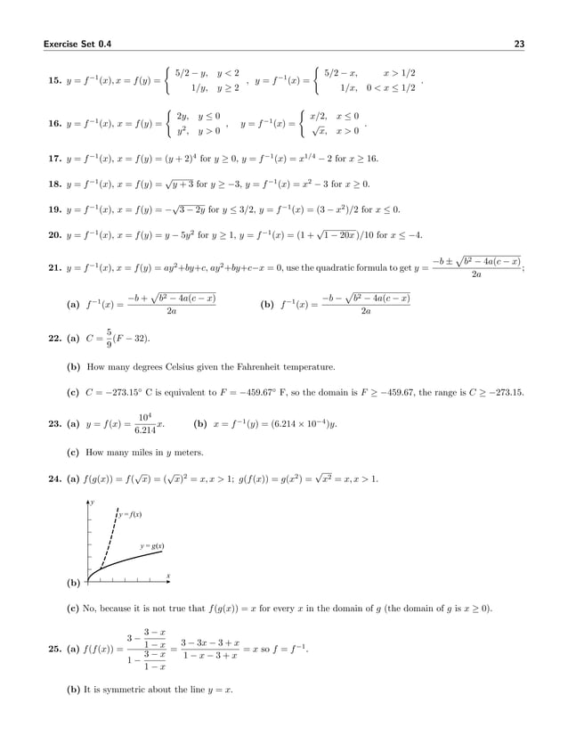 Calculus Early Transcendentals 10th Edition Anton Solutions Manual | PDF