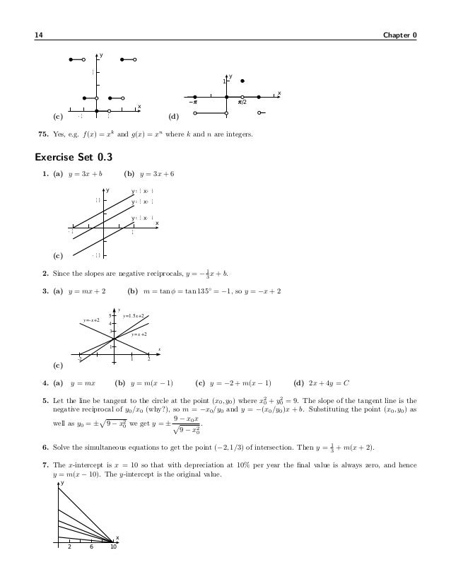 Calculus Early Transcendentals 10th Edition Anton Solutions Manual