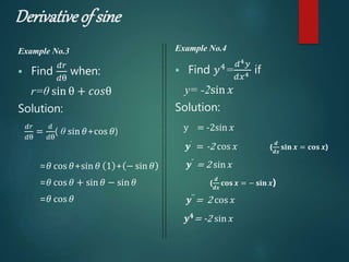Derivative of Sine | PPTX